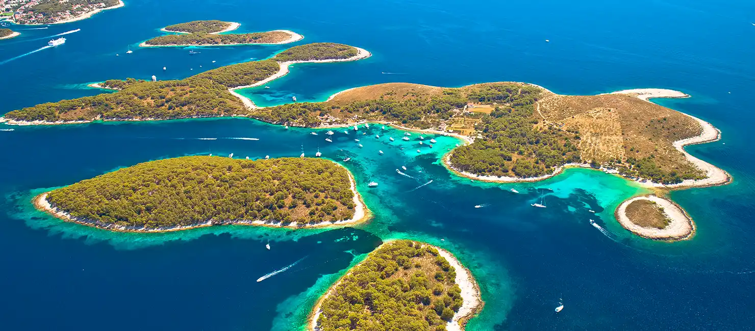 Private Boat Excursions from Split to Blue Cave, Hvar and Brac